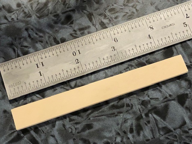 Standard Size Saddle Blank - Fossil Mammoth Bone